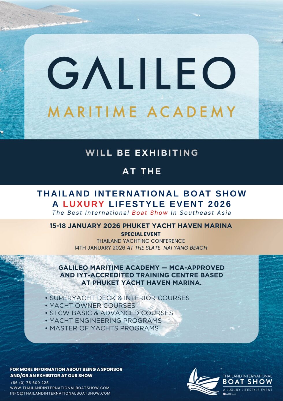 Galileo Maritime Academy Will Exhibit at The Thailand International ...